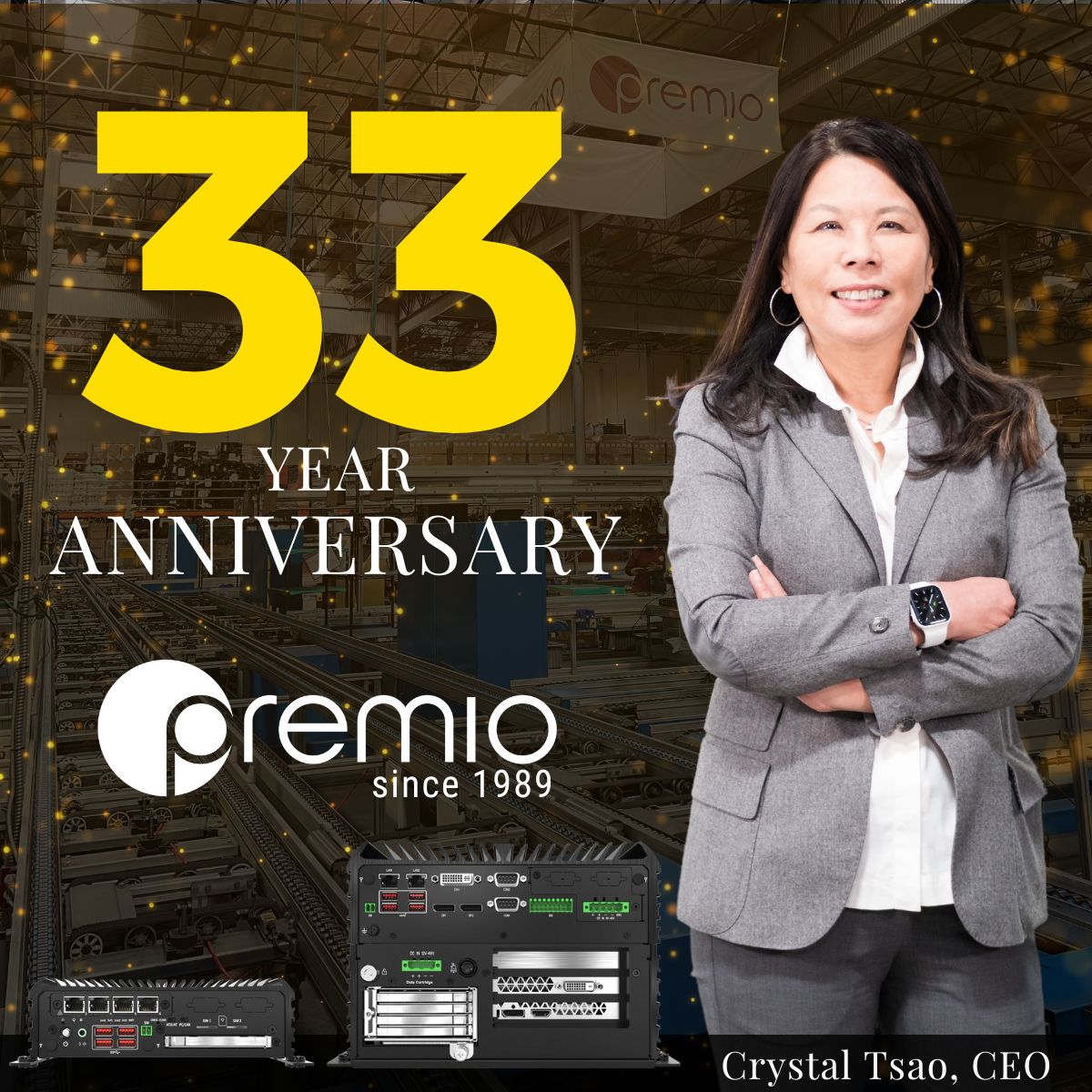 Premio Celebrates 33 Year Anniversary – Premio Inc