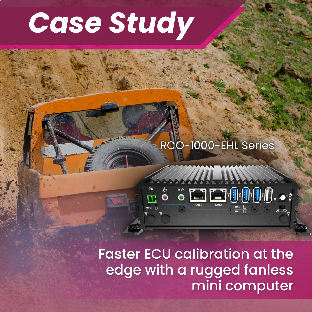 Faster ECU calibration at the edge with a rugged fanless mini computer ...