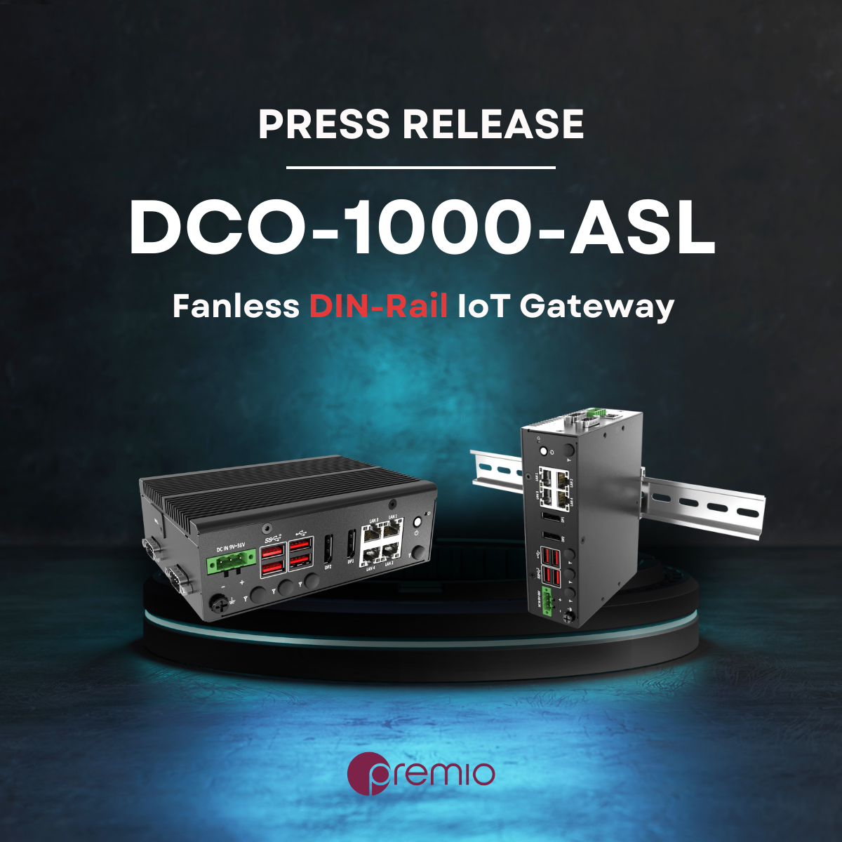 Premio Unveils New Fanless DIN-Rail IoT Gateway at ISC West 2025 ...