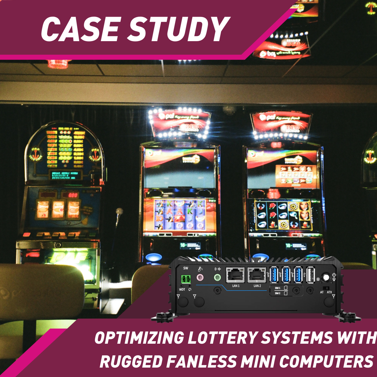 Optimizing Lottery Systems with Rugged Fanless Mini Computers – Premio Inc