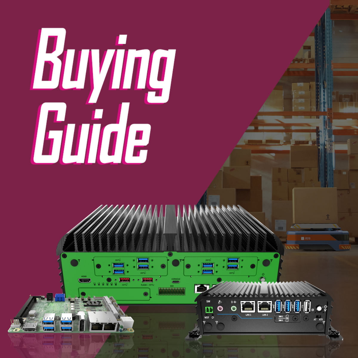 How to choose the right industrial computer for AGV and AMRs? – Premio Inc