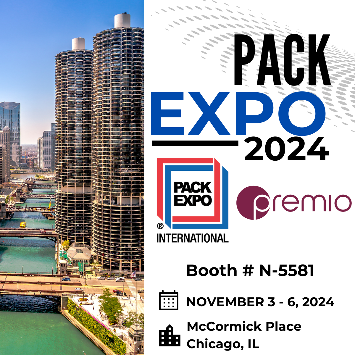 Meet Premio At Pack Expo 2024 | Booth# N-5581 – Premio Inc