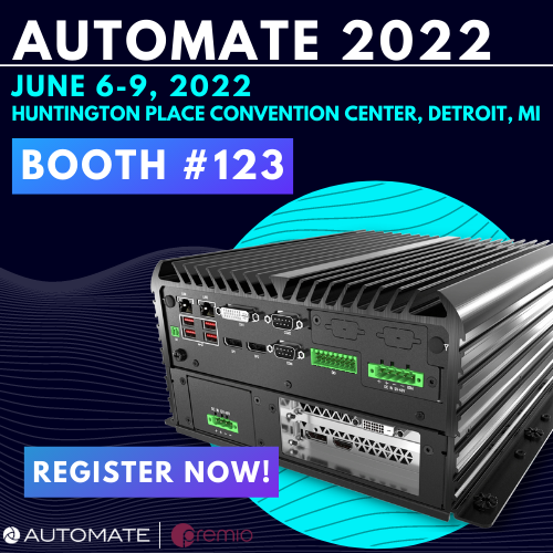Visit Premio at Automate 2022 Booth# 123! June 6-9, 2022 @ Huntington ...