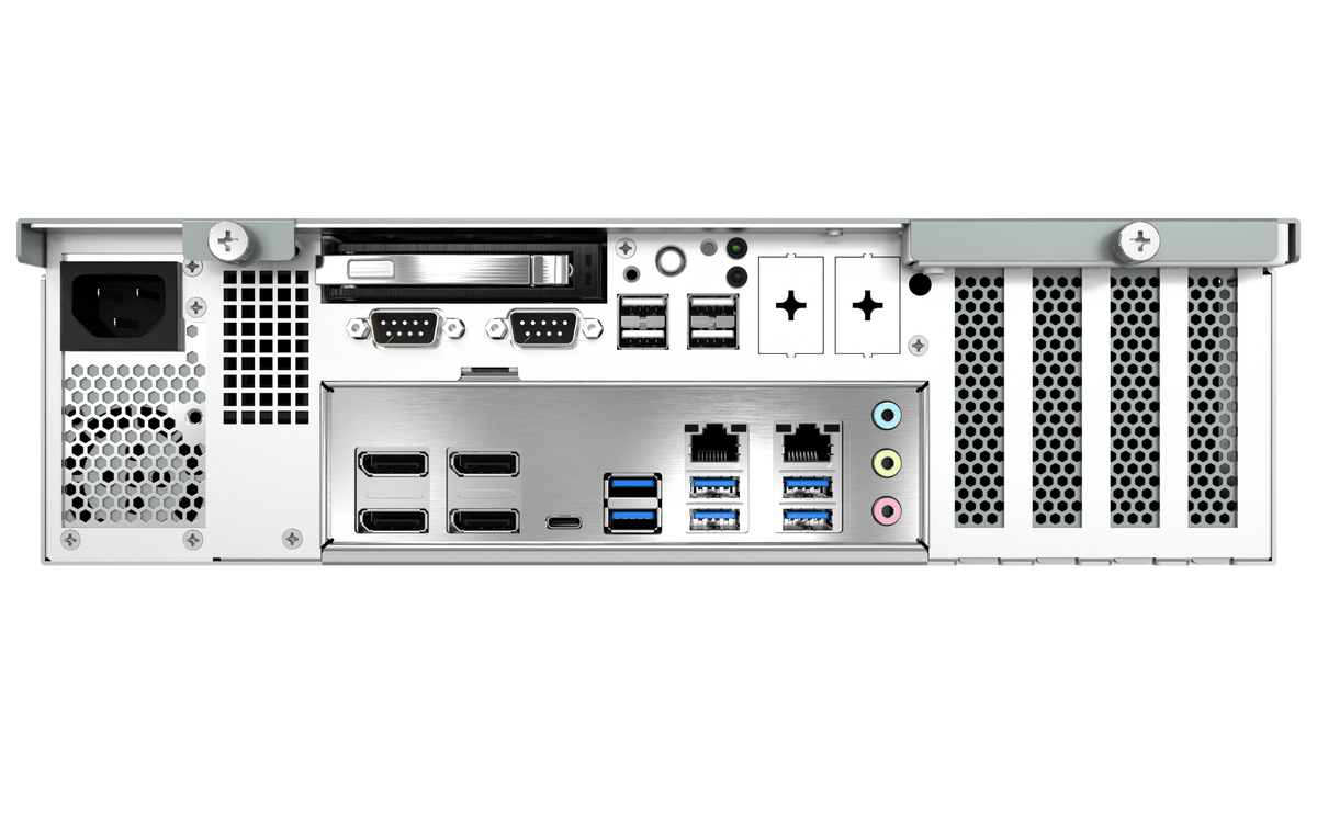 KCO-2000-RPL Fanned Industrial Computer with 2U Short-Depth,12/13th Ge ...