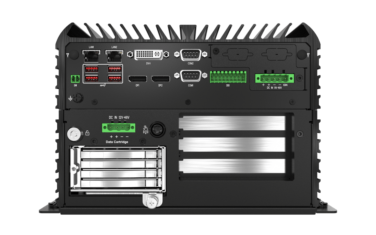 RCO-6000-RPL-4N-1E AI Edge Inference Computer w/ LGA 1700 for Intel 12 ...