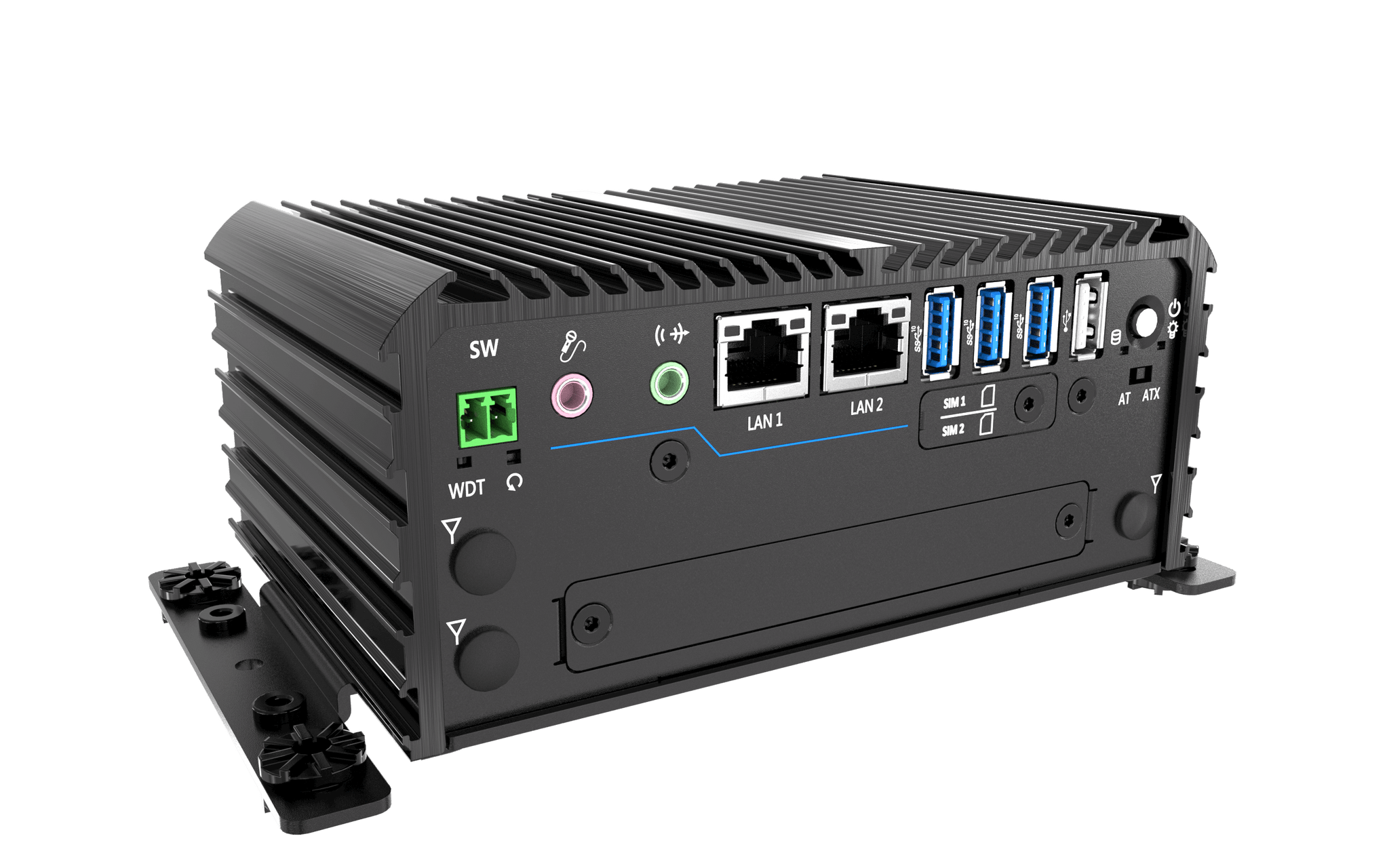 RCO-1000-EHL-20 Fanless Mini Computer with Intel® Celeron® J6413 Proce ...